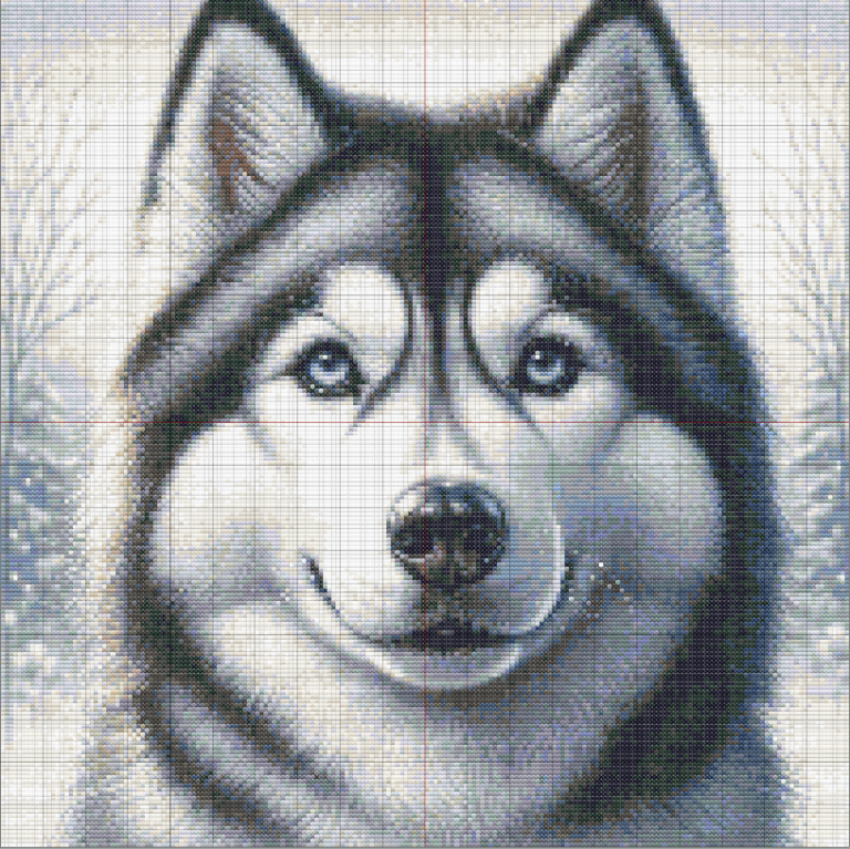 Husky Free Cross Stitch Pattern - Get Free Crossstitch Patterns