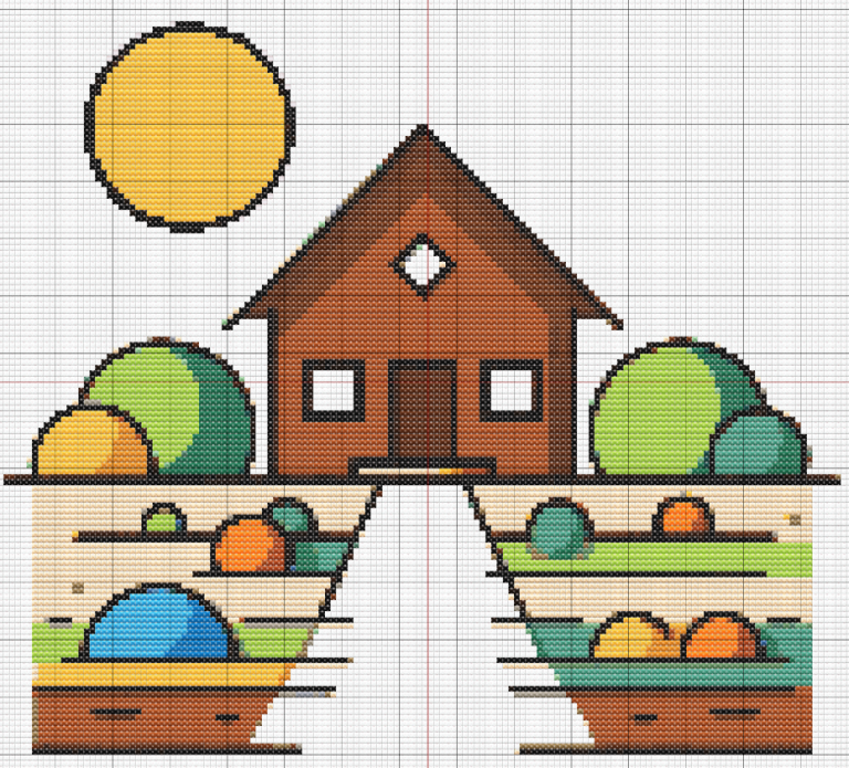 Free Cross Stitch Pattern House - Get Free Crossstitch Patterns