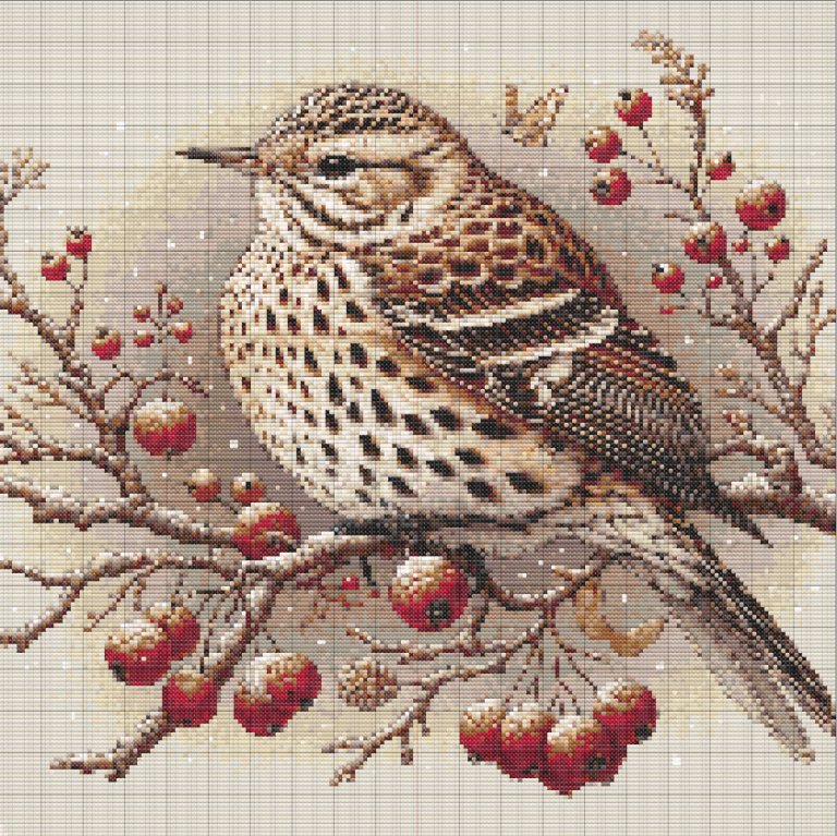 Songbird Free Cross Stitch Pattern - Get Free Crossstitch Patterns