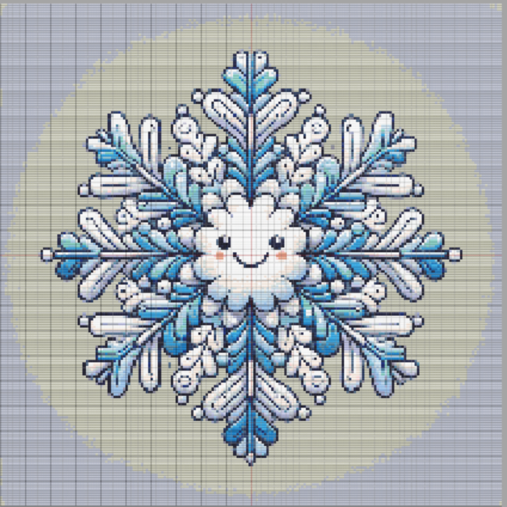 Free Cross Stitch Pattern Snowflake - Get Free Crossstitch Patterns