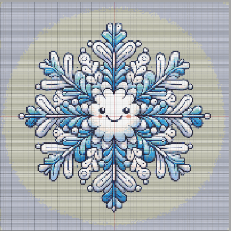 Free Cross Stitch Pattern Snowflake - Get Free Crossstitch Patterns