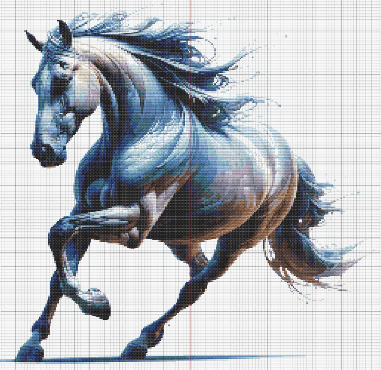Horse Free Cross Stitch Pattern - Get Free Crossstitch Patterns